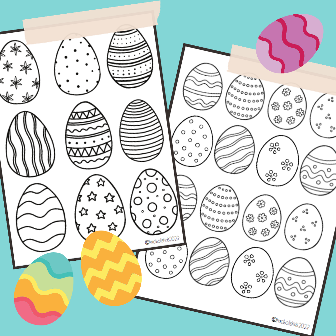 How Can Free Printable Easter Eggs Turn Kindergarten Chaos Into ...