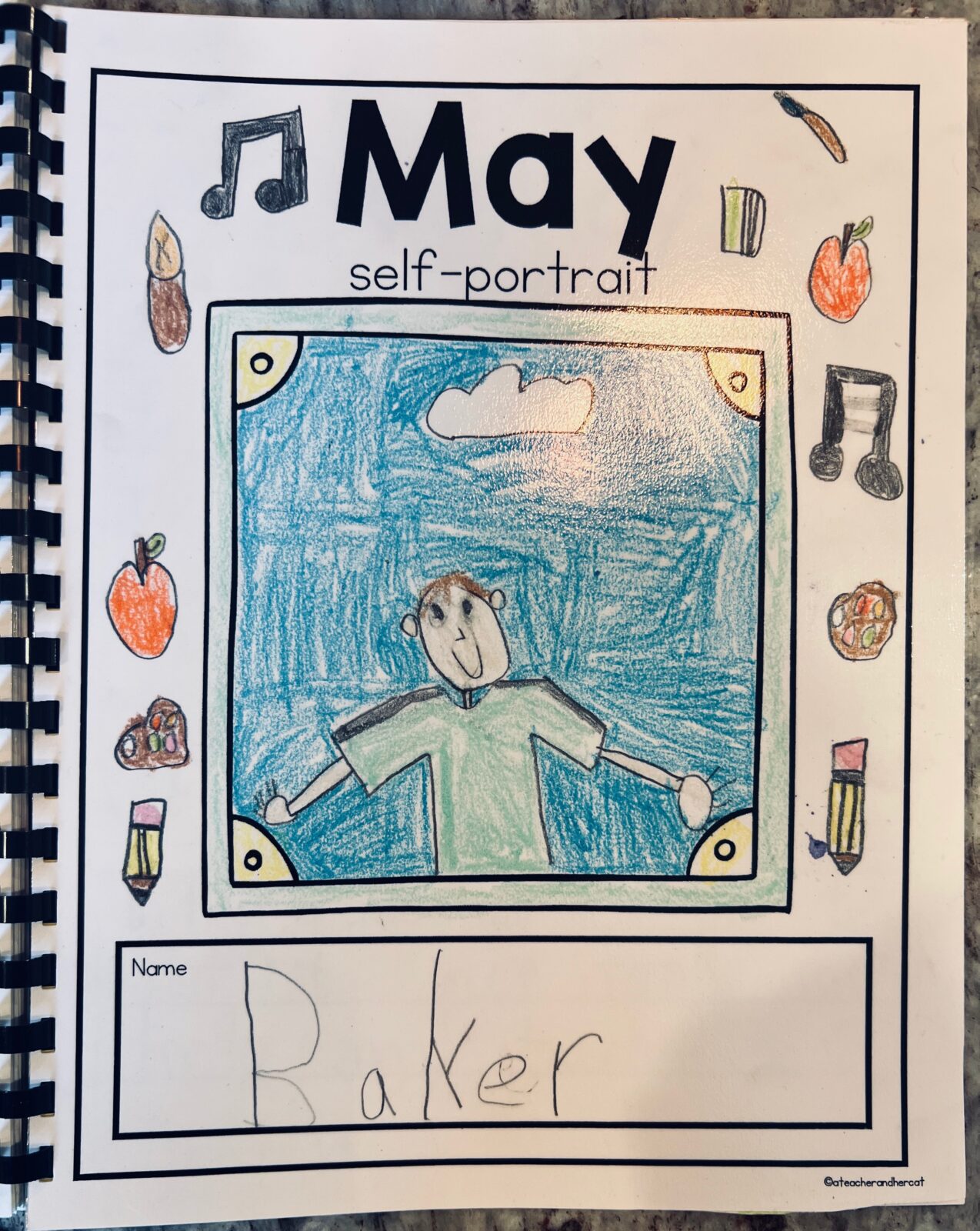 How Kindergarten Writing Prompts Can Show Amazing Growth From August To ...