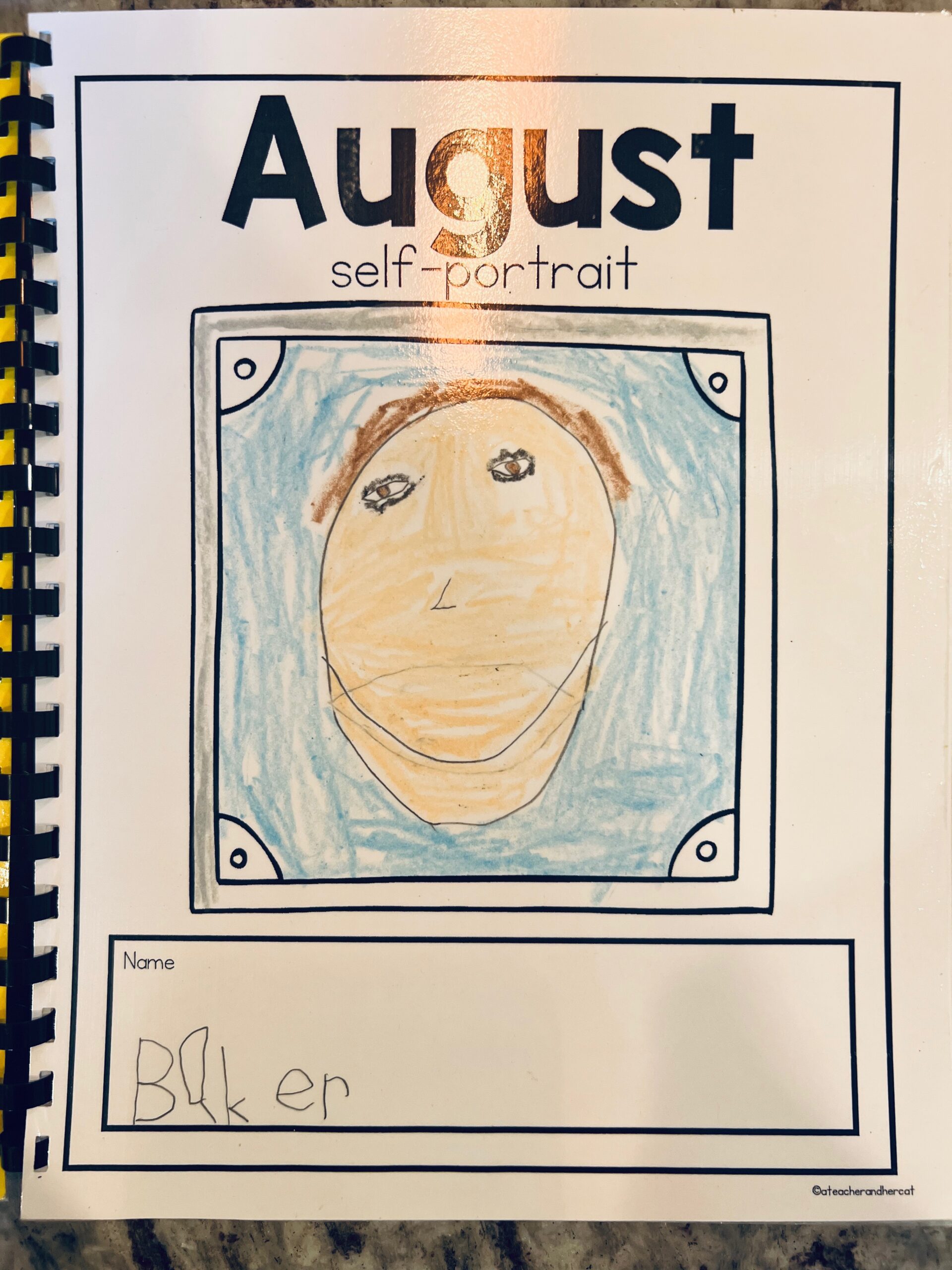 How Kindergarten Writing Prompts Can Show Amazing Growth From August To ...