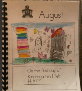 How Kindergarten Writing Prompts Can Show Amazing Growth From August To ...
