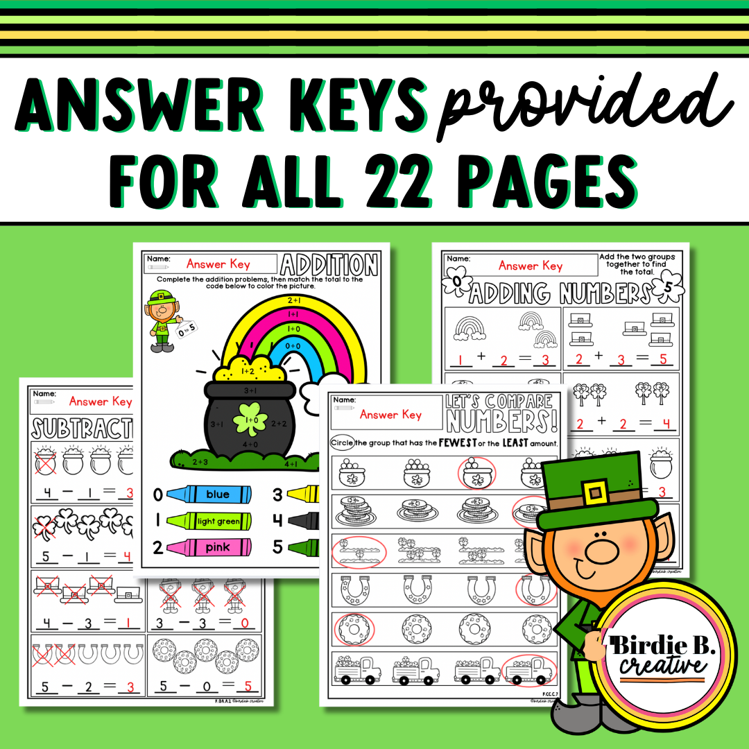 Your St. Patrick's Day Worksheets Are Finally Here! What A Lucky Day ...